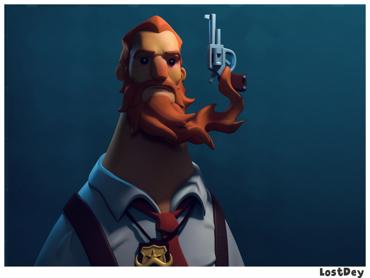 Bearded Police Department by Lostdey on Dribbble