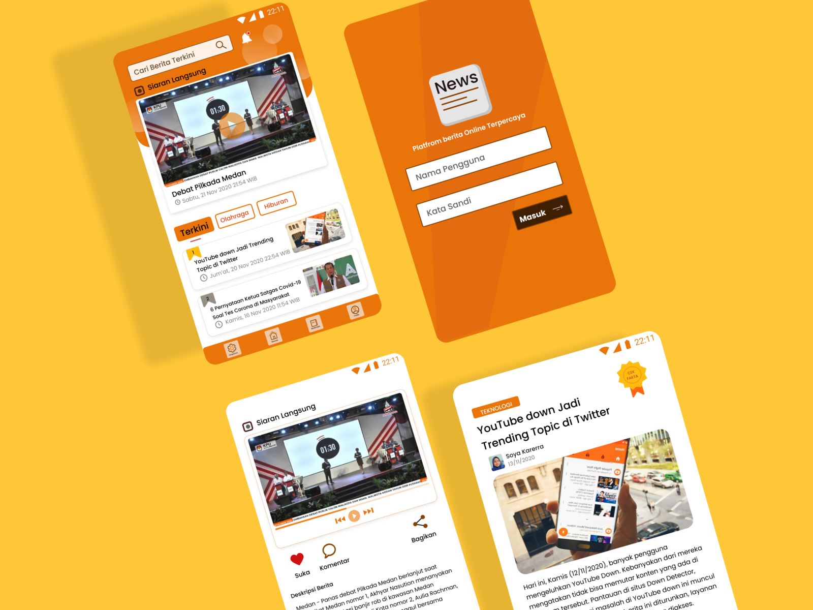 newspaper-mobile-app-design-by-soya-karerra-on-dribbble