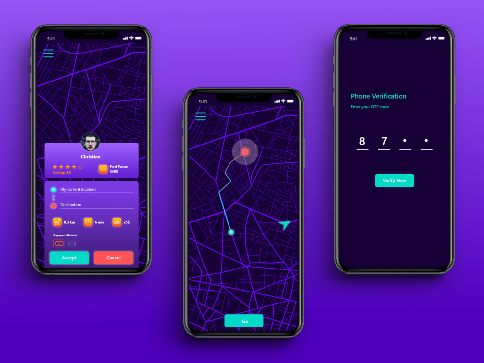 Taxi App UI/UX Design by Mammad Ismayilov on Dribbble