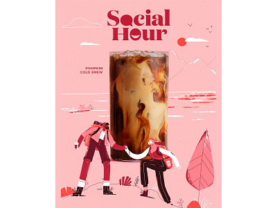 Social Hour fall edition by Paulynka Hricovini on Dribbble