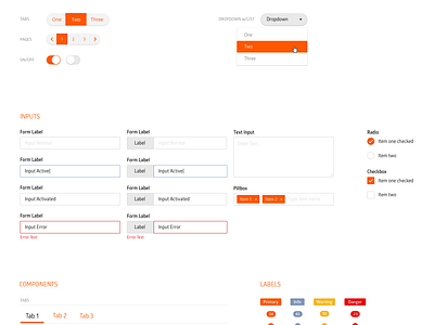 UI Style Guideline by Tatiana Andronova on Dribbble