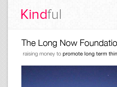 Kindful by Michael Mokrysz on Dribbble