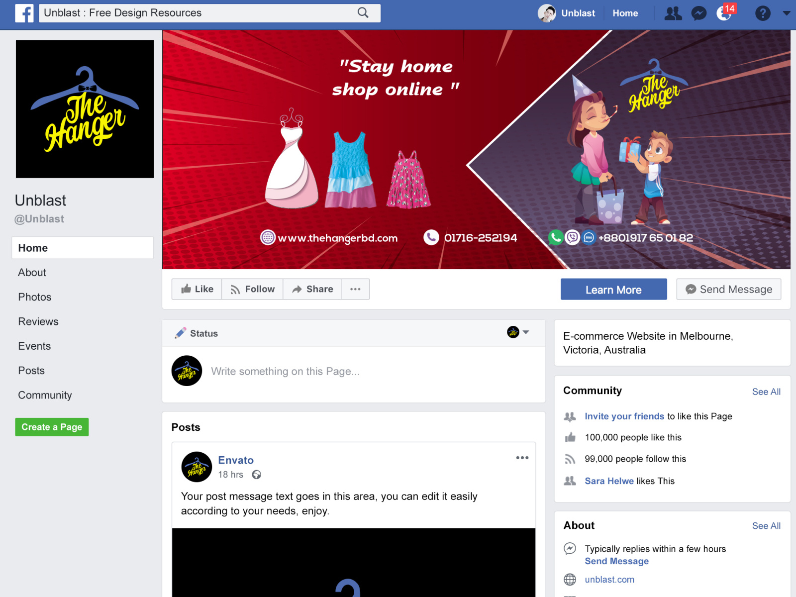Facebook Cover Page Design by Mohammed Raihan Hossain on Dribbble