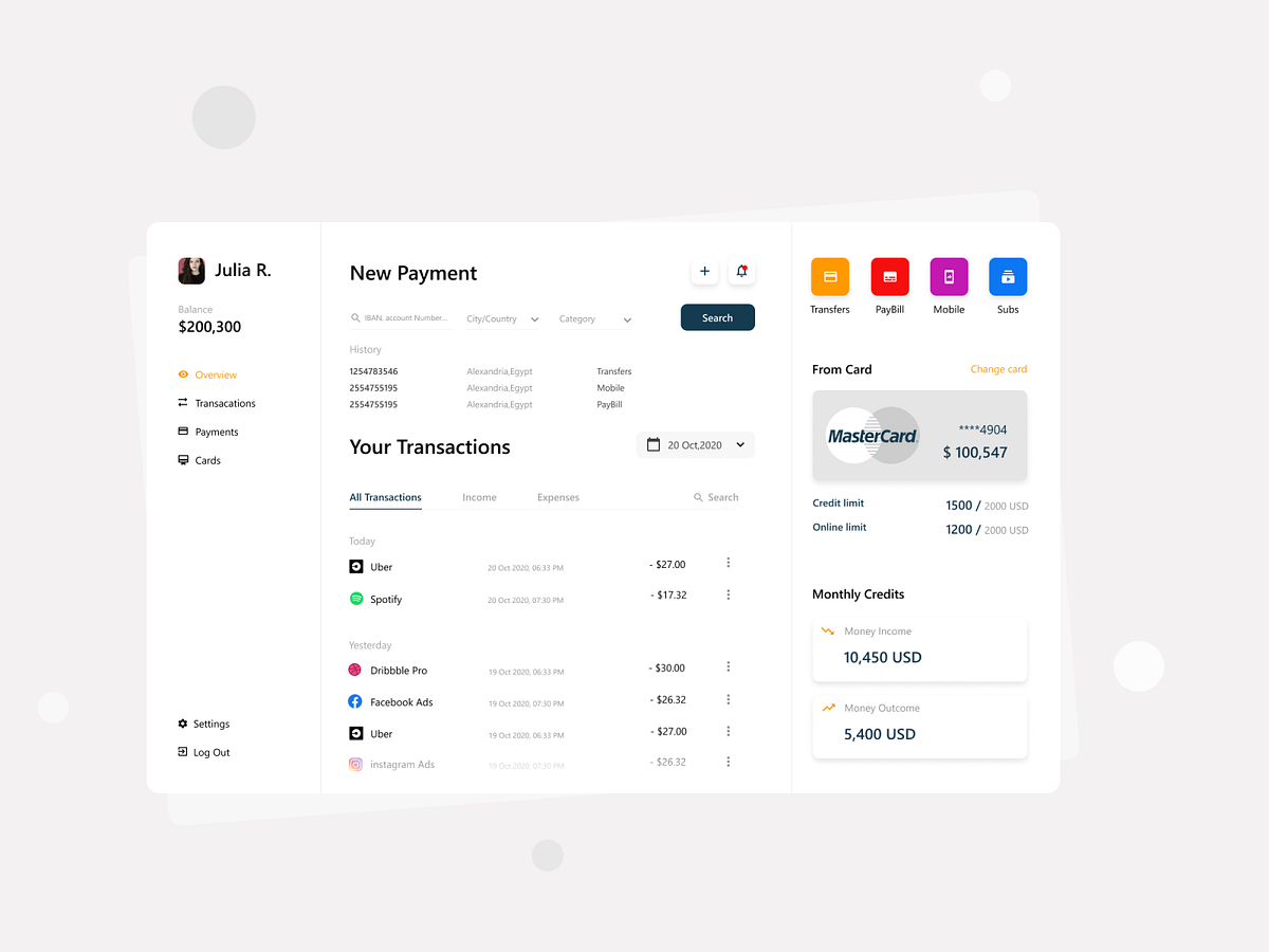 Driver App Design by Tarnim Youssef on Dribbble