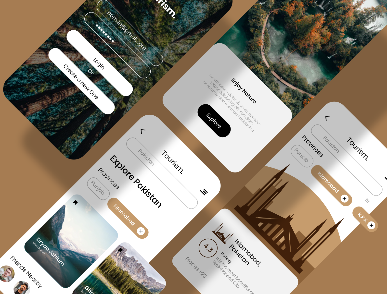 Tourism App by Noman Manzoor on Dribbble