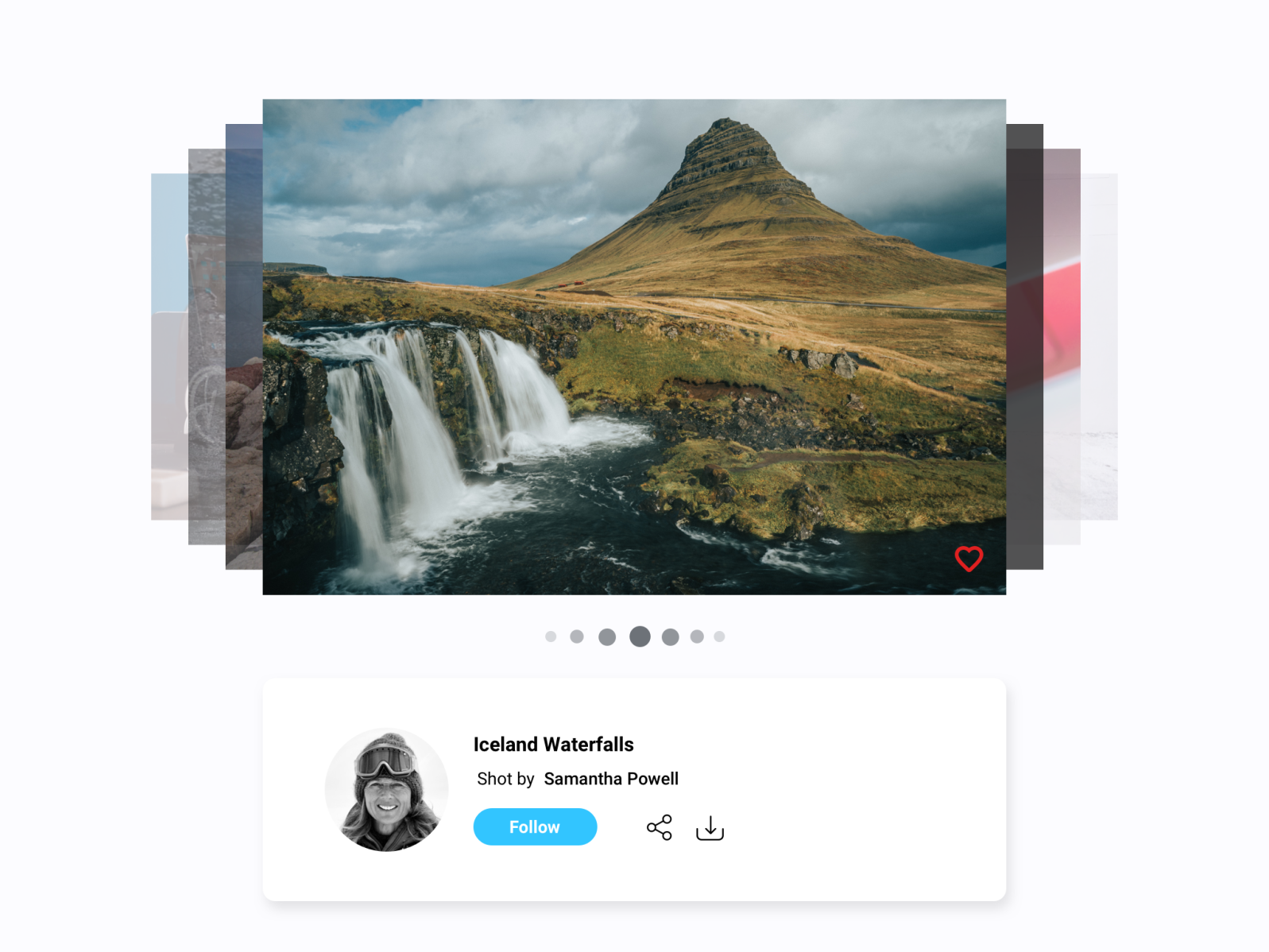 Image Slider by Celine Li on Dribbble