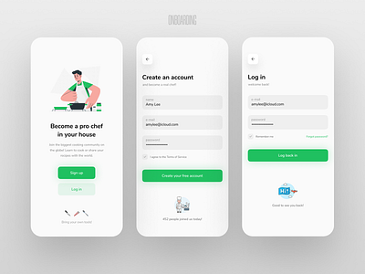 Recipes App UI - Full Project by Michael Filipiuk on Dribbble