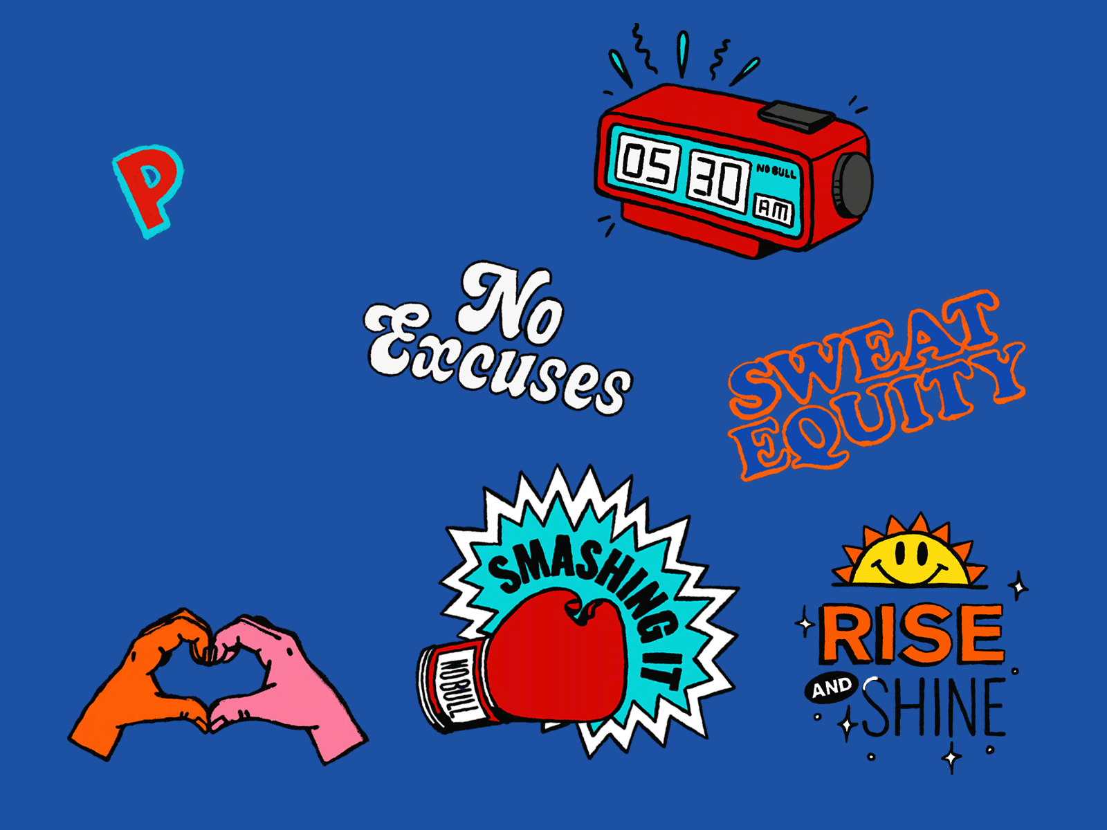 Illustrated Giphy stickers / gifs - social media animations by ...