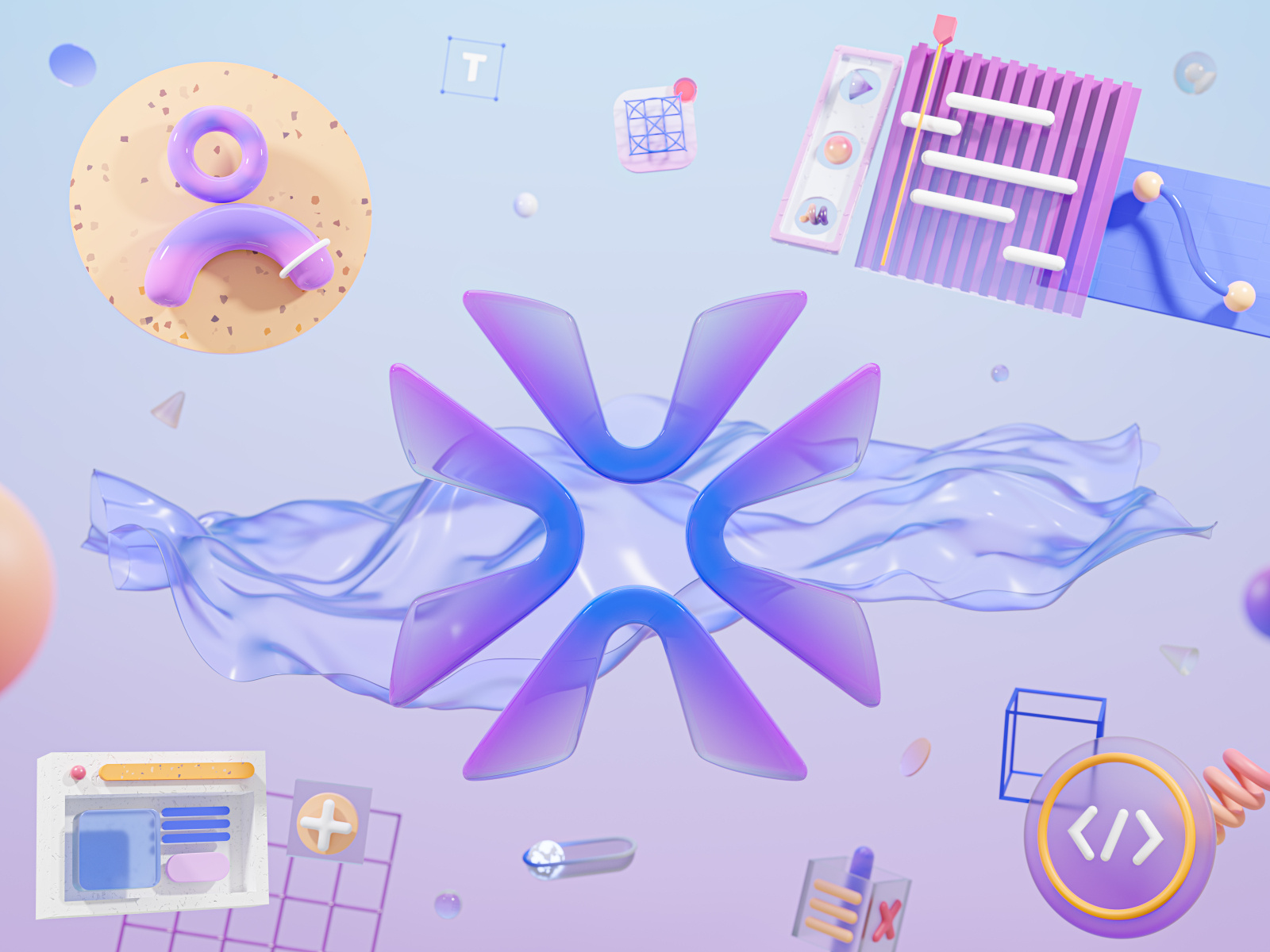 DSPOT 3d branding by David Pau for DSpot Team on Dribbble