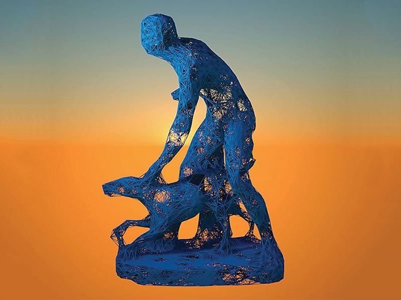 Guy + Dog by Carl Brunson on Dribbble