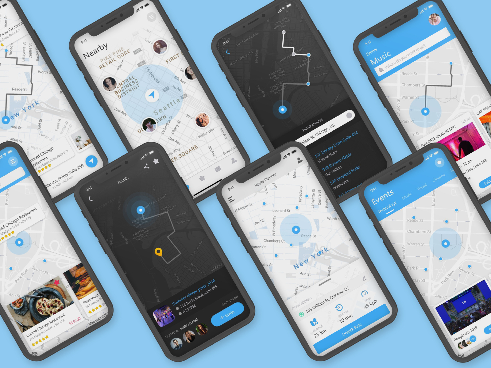 Location Based Services Lbs By Atousa Mahdavi On Dribbble
