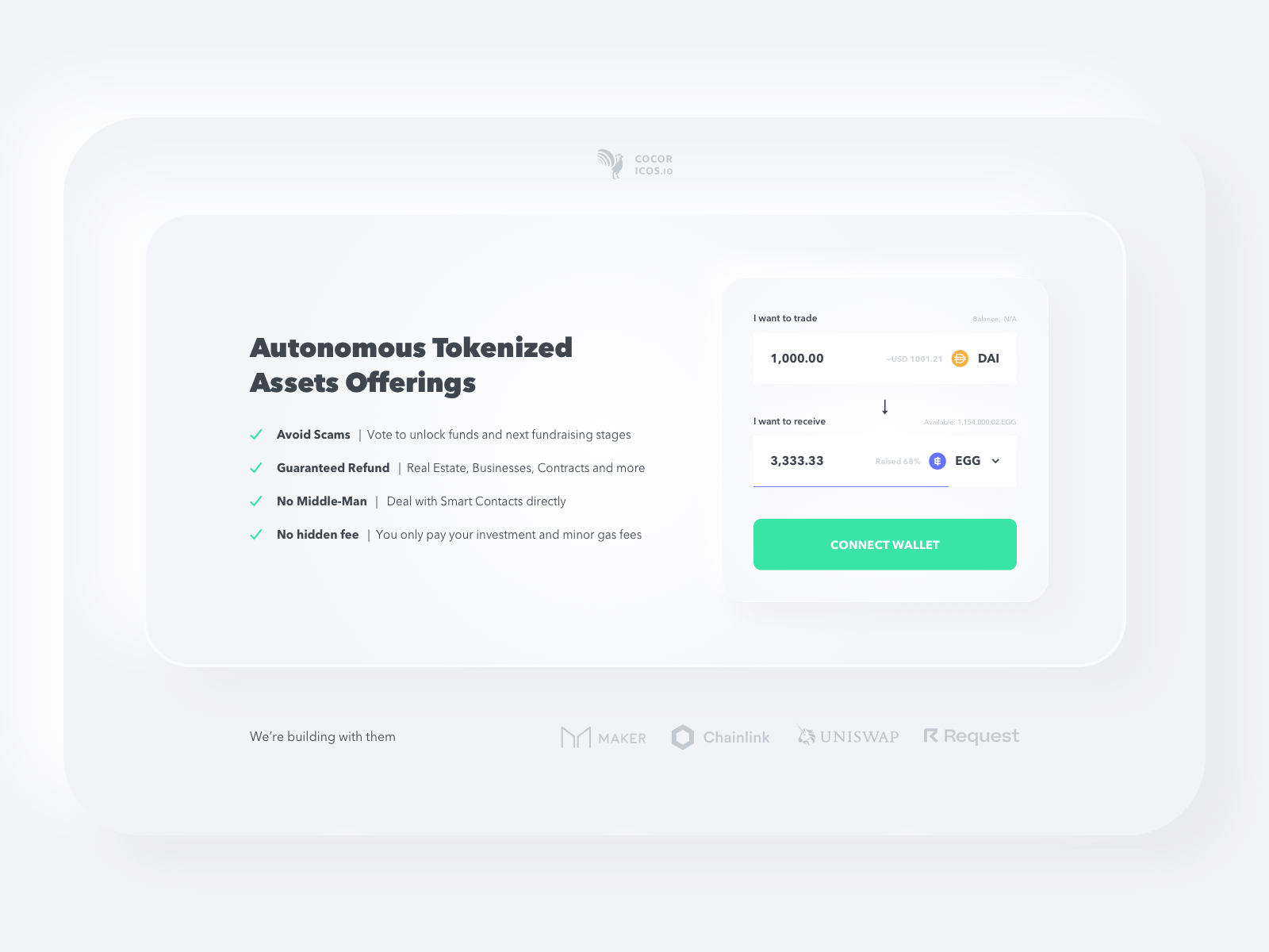 Autonomous Tokenized Assets Offerings. by Mehdi R. on Dribbble