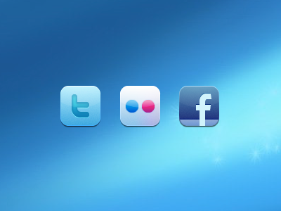 Social networks iPhone homescreen icons by Dmitry Novikov on Dribbble