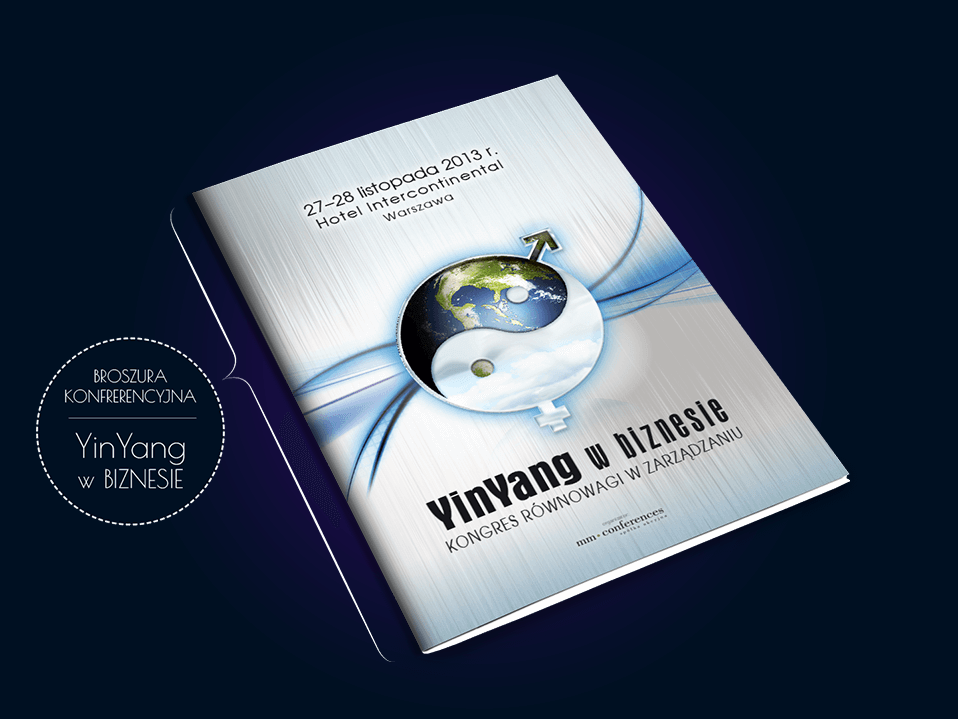 Okładka na broszukę konferencji Yinyang w biznesie by Marcin Rosa on ...