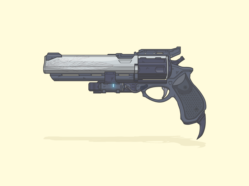 Hawkmoon Hand Cannon by Tyler Zenk on Dribbble