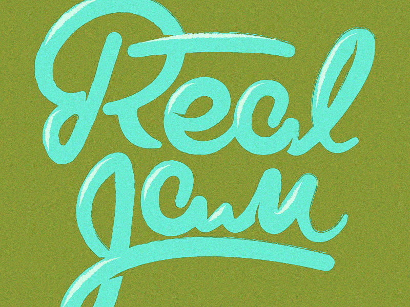 Real Jam Typo by Mella Rosa on Dribbble