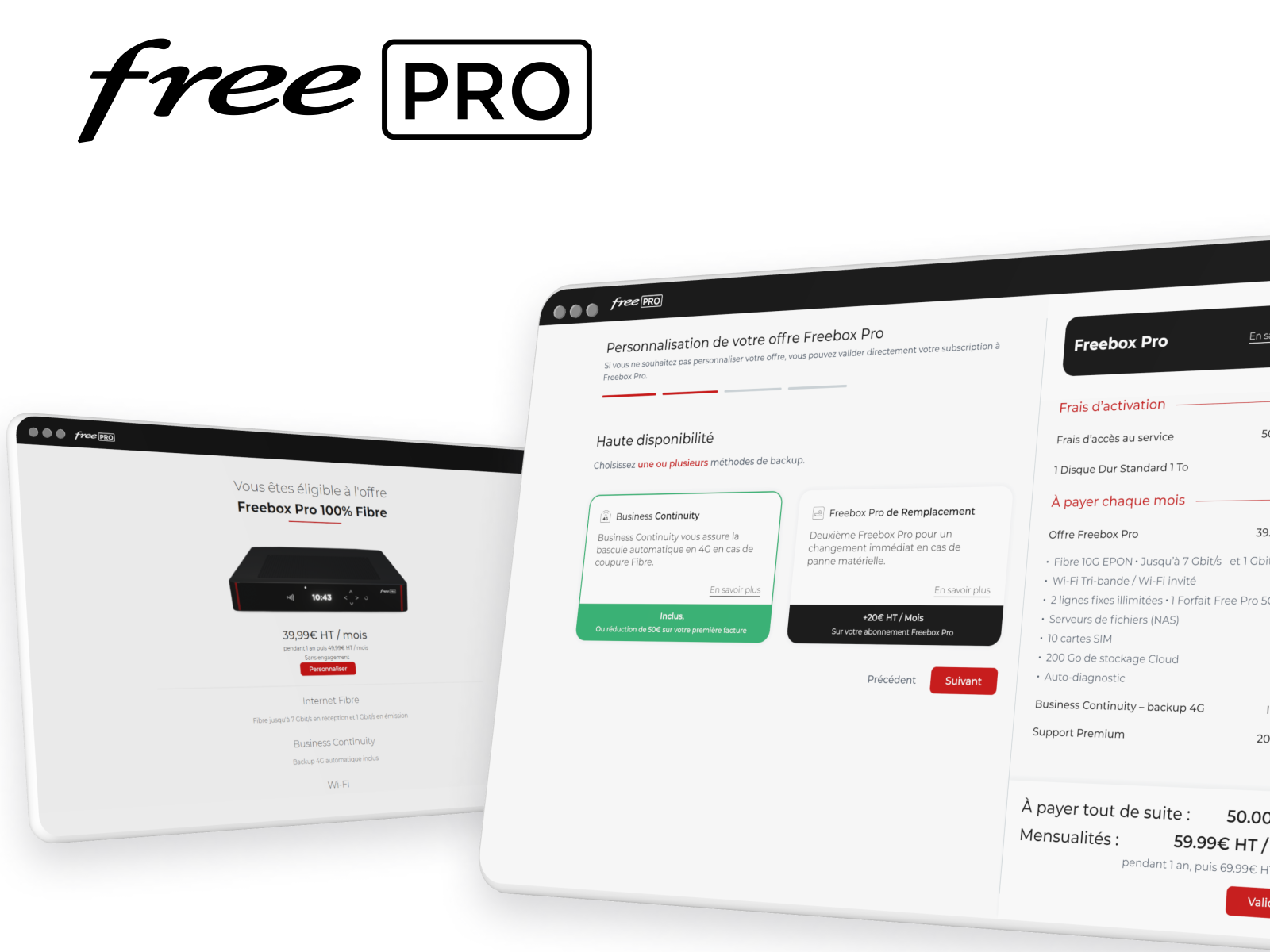 Freebox Pro User Journey by Matthieu Marsolan on Dribbble