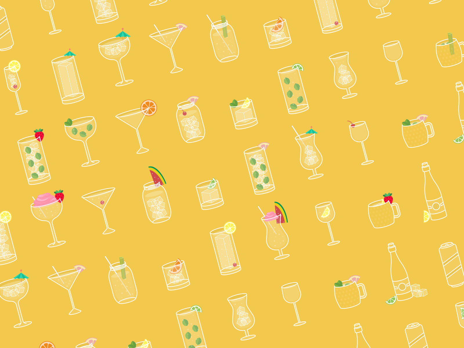 Drinks by Sam Vickars on Dribbble