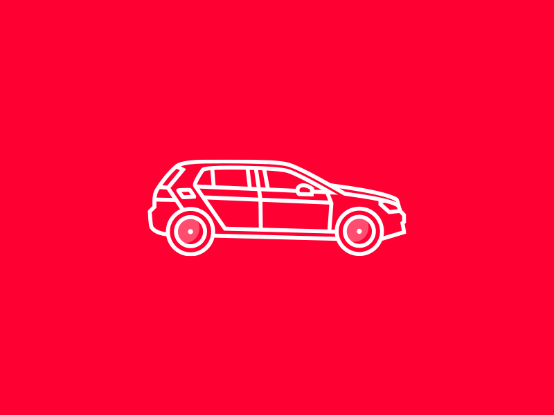 VW Golf by Red Graphic on Dribbble