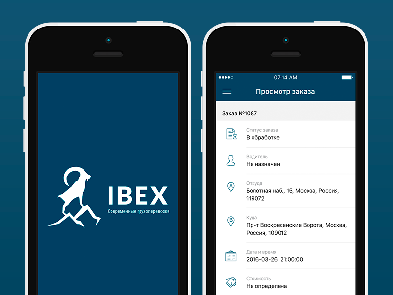 IBEX — iOS App Design by Tatyana Nikitenko on Dribbble