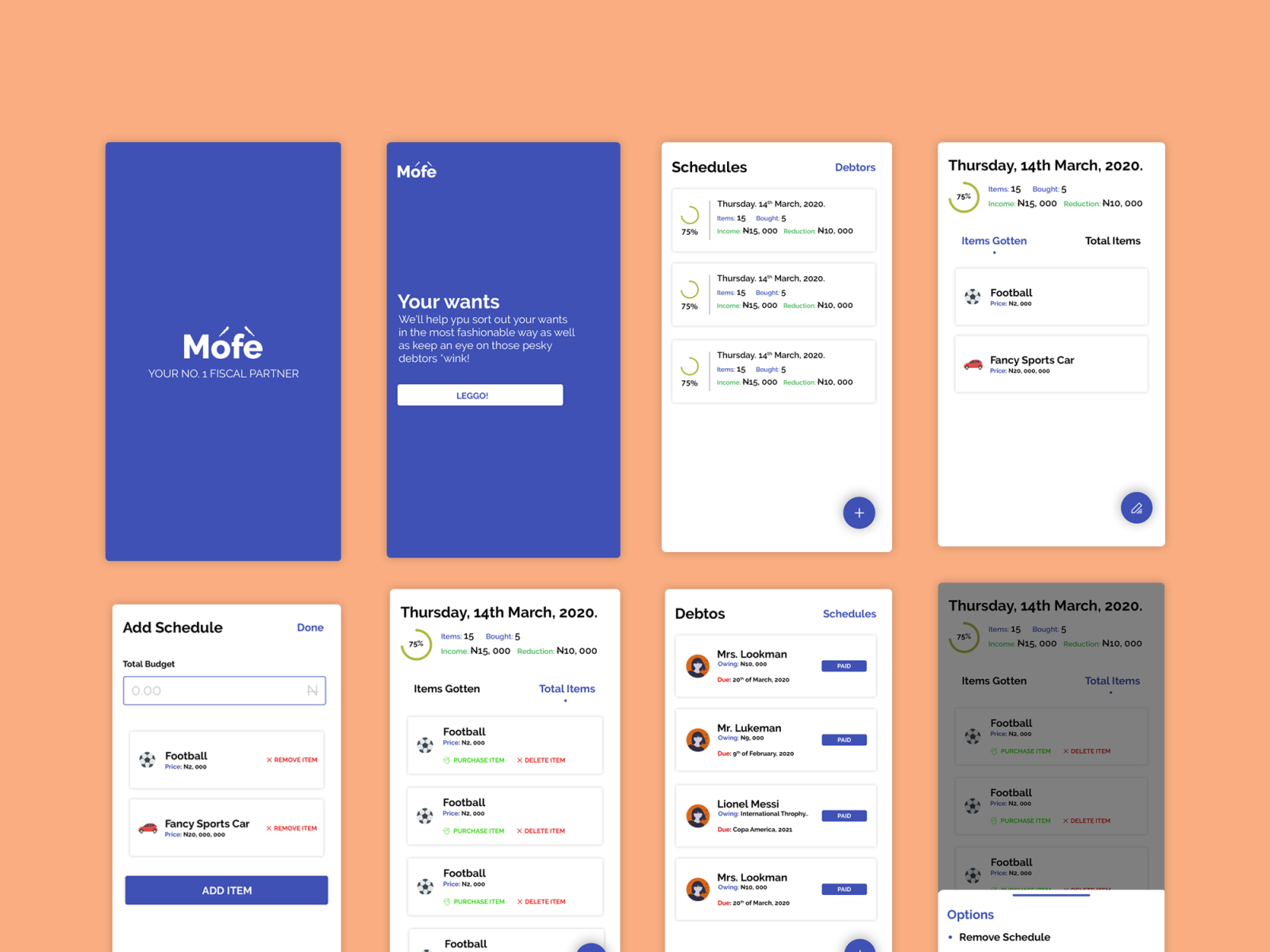 Mofe Showcase by Favour Olukayode on Dribbble