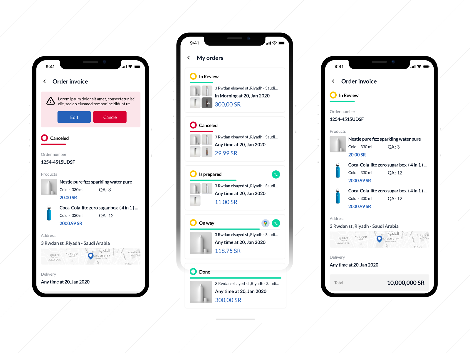 My Order - Order Invoice UI by Yahia Hosam🥇 on Dribbble