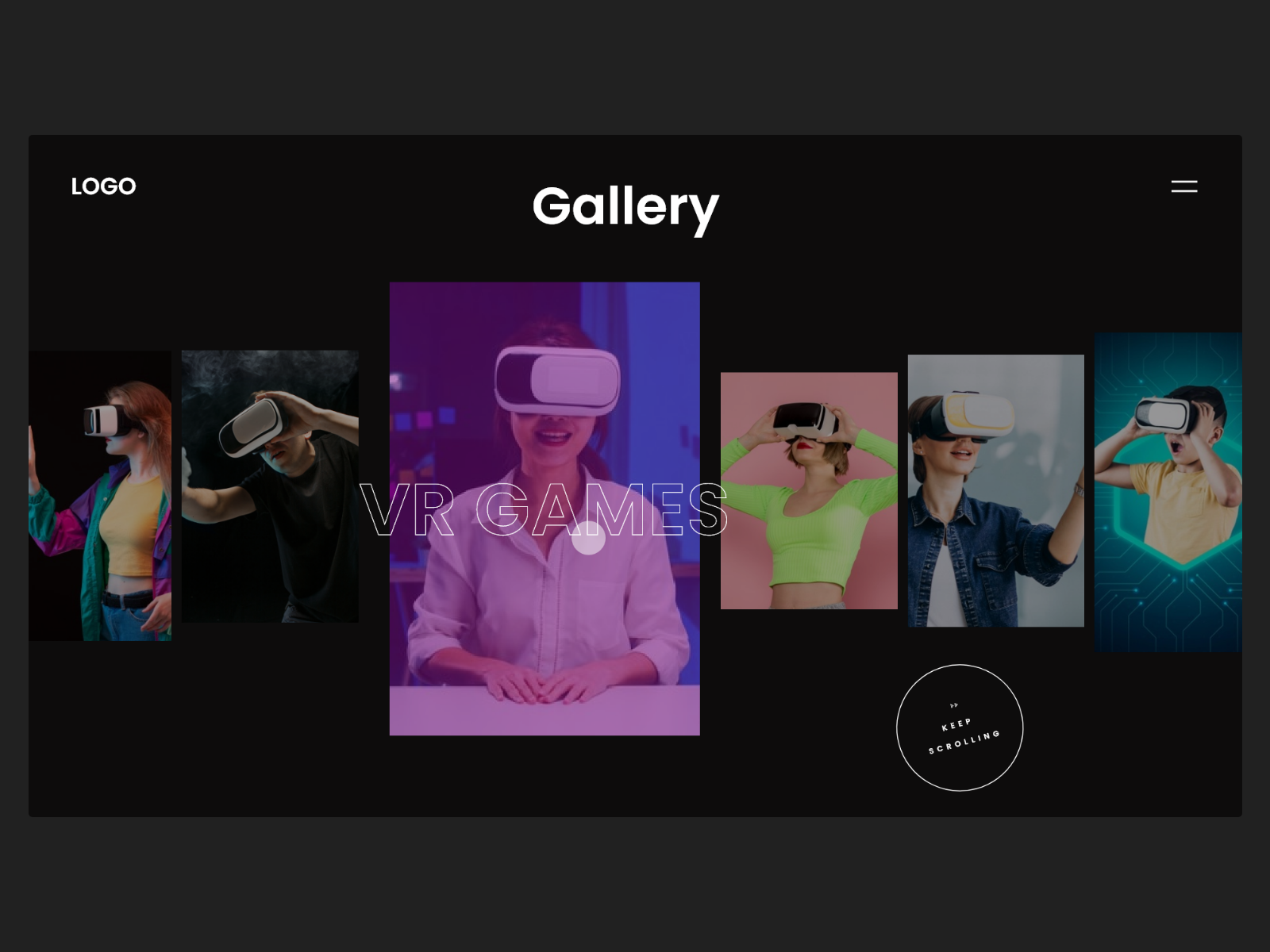 Interactive Scroll with Hover Effect by Samson on Dribbble