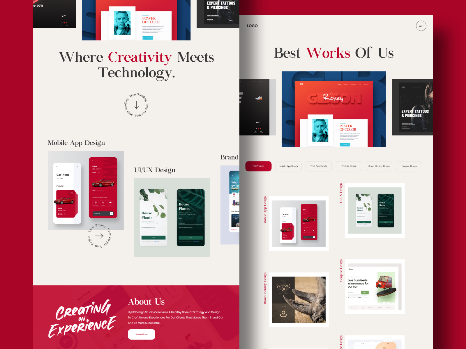 Design Studio UI by Samson on Dribbble