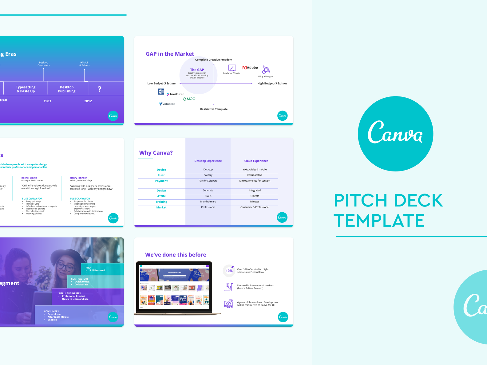 Canva Pitch Deck Templates