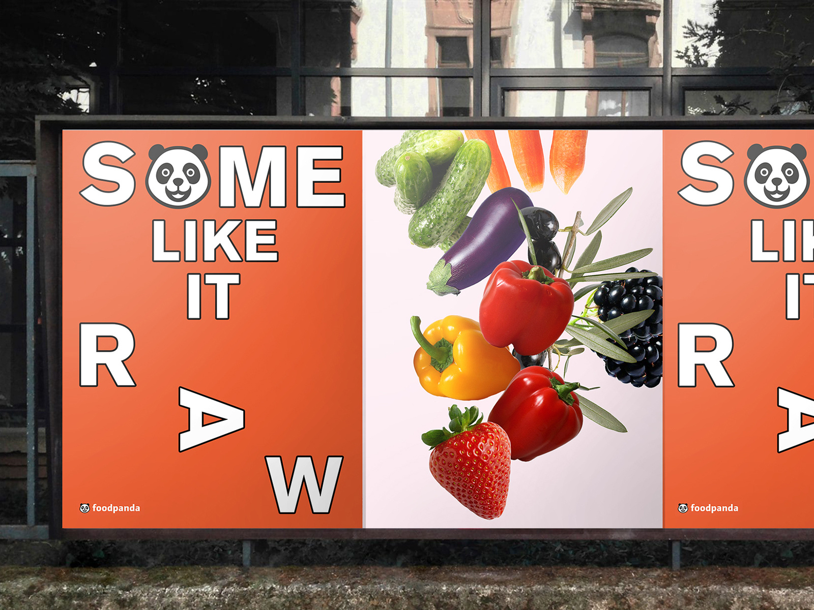 Foodpanda HK poster design(proposal) by Alex M. Kim on Dribbble