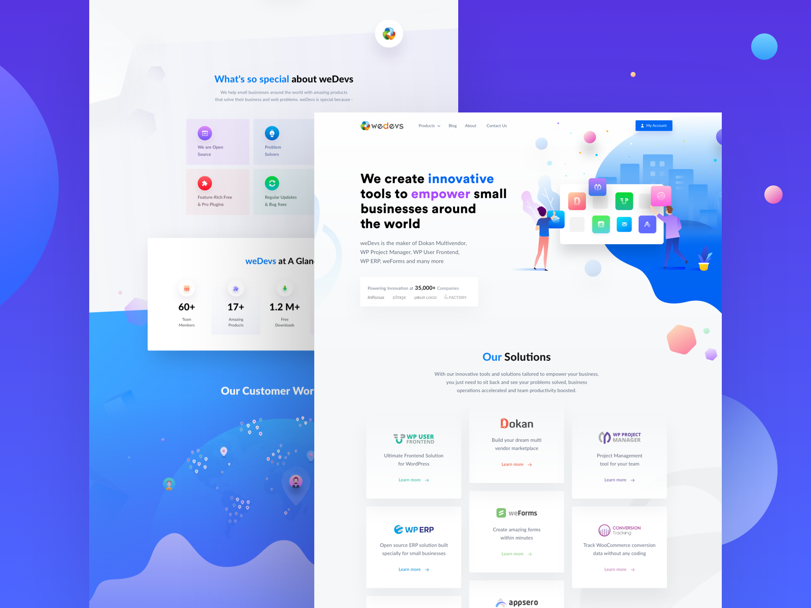 weDevs Website Design by Ashraf Hossain for weDevs on Dribbble