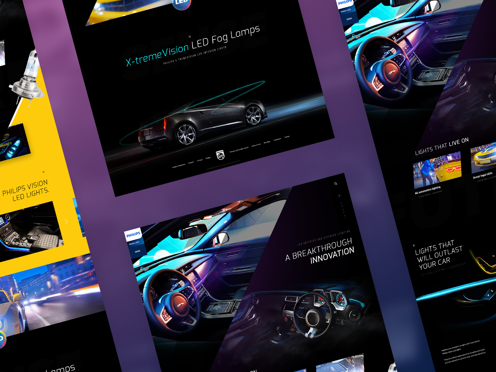 Philips LED X-treme Vision by Vitali Zahharov on Dribbble