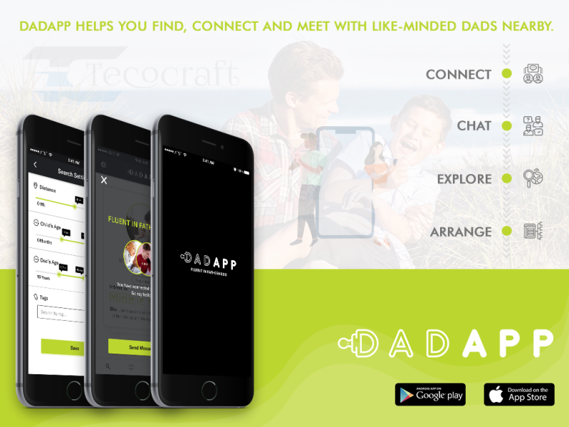Dad App - Meet Dad Friends by Siddharth Vora on Dribbble