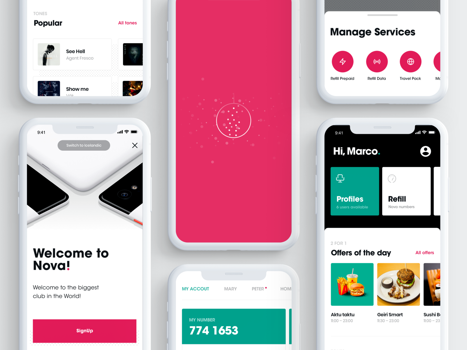Nova App by Ashok Lodaliya on Dribbble