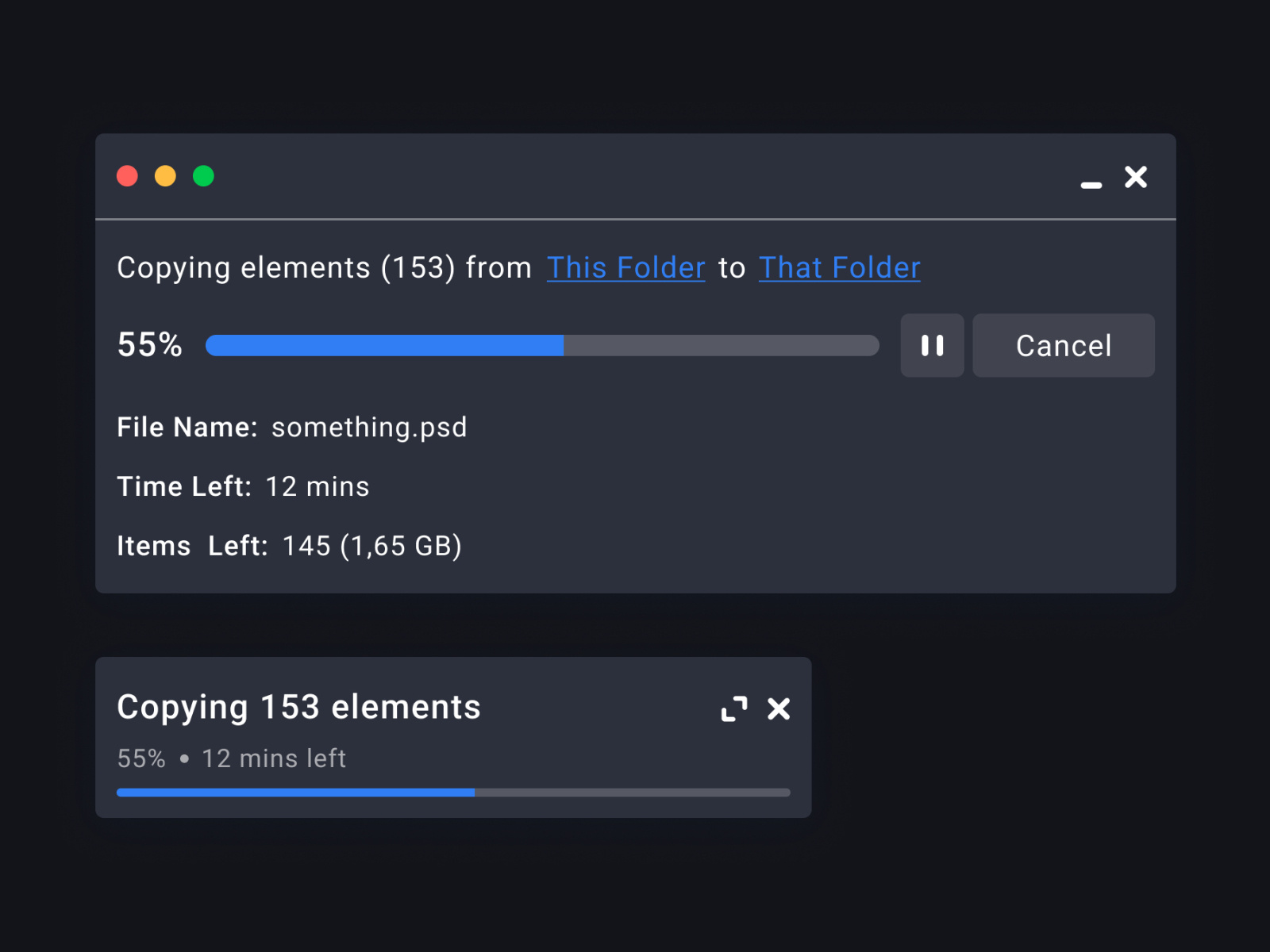 Copying Files | Loading by Aleksandra Lavretieva on Dribbble