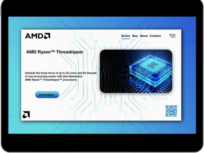 AMD Ryzen by Loria_ux on Dribbble