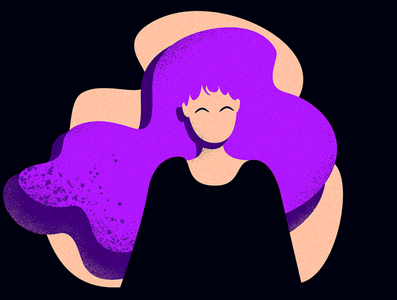 Purple Lady by Tanita Leto on Dribbble
