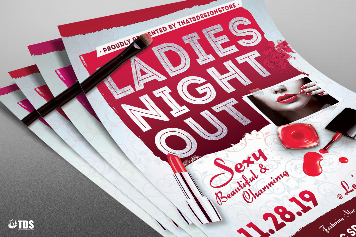 Dribbble - 03_girls_night_out_flyer_template.jpg by Lionel Laboureur