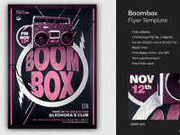 Boombox Flyer Template by Lionel Laboureur | Dribbble | Dribbble