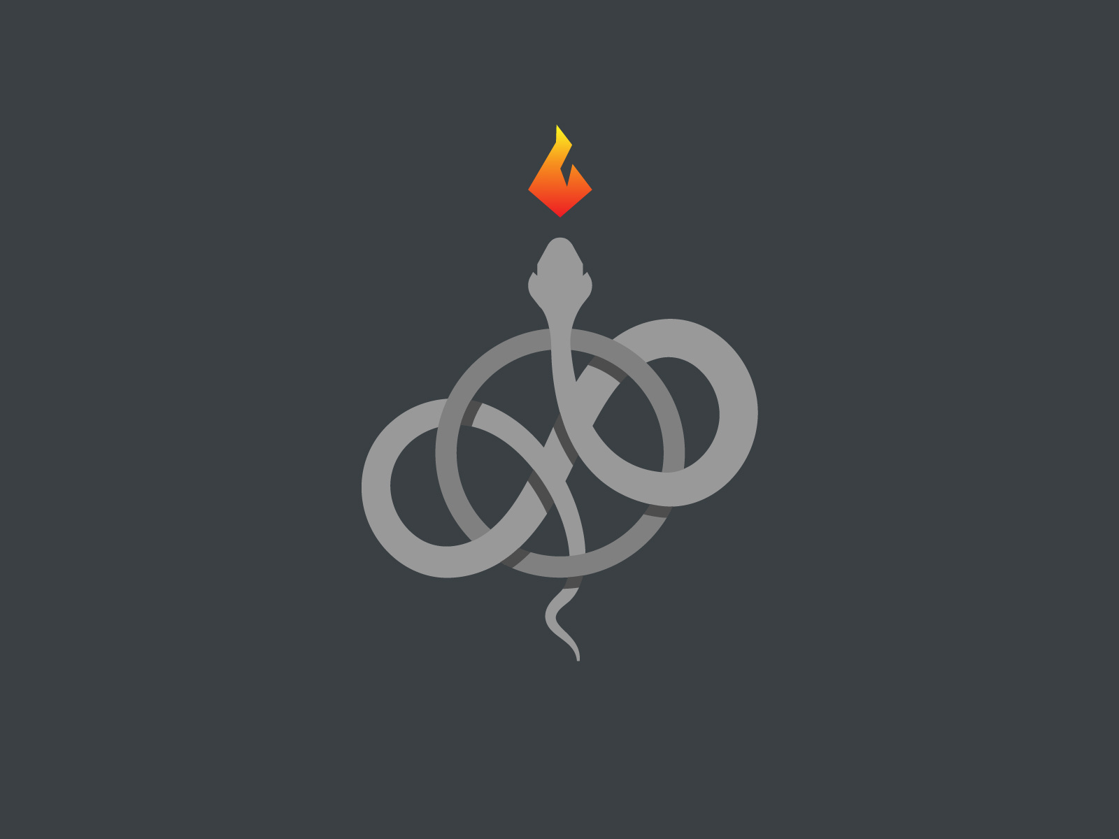 Fire Snake Logo and Tattoo by DAINOGO on Dribbble