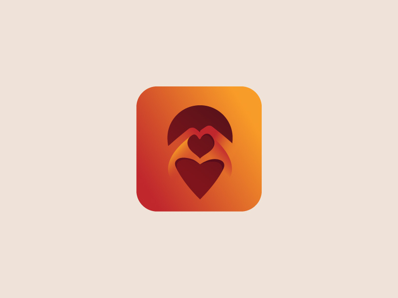 Love App Icon by DAINOGO on Dribbble