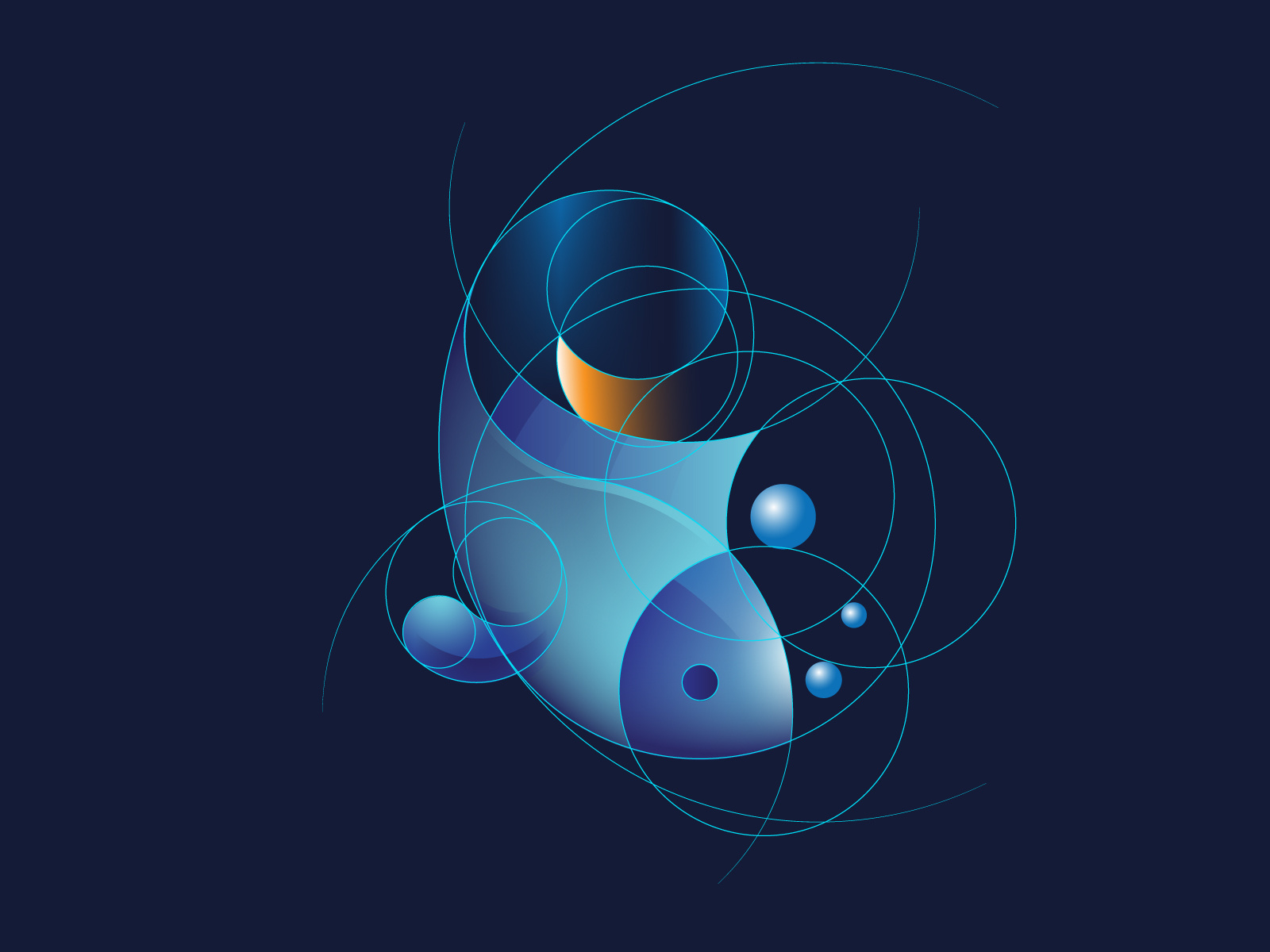 Fish logo & golden ratio grids by DAINOGO on Dribbble