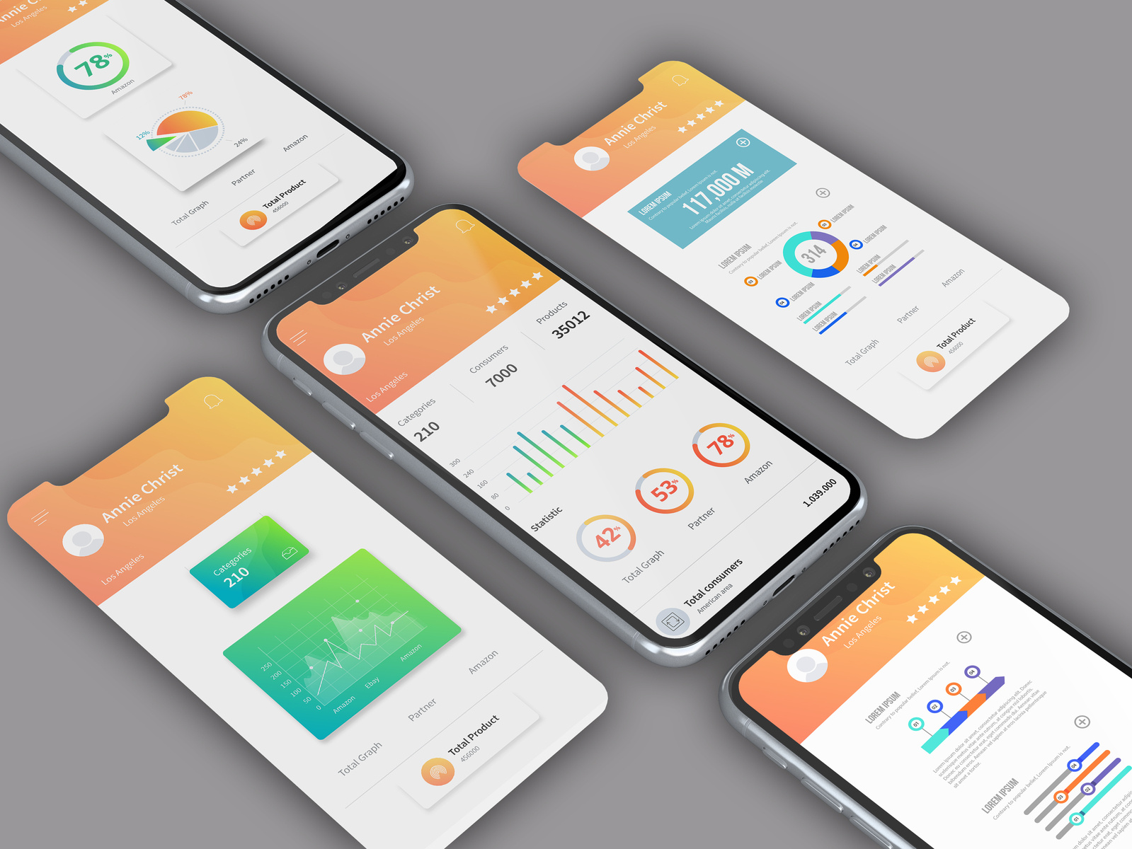Smartphone Mock up Apps by Md mansur alam on Dribbble