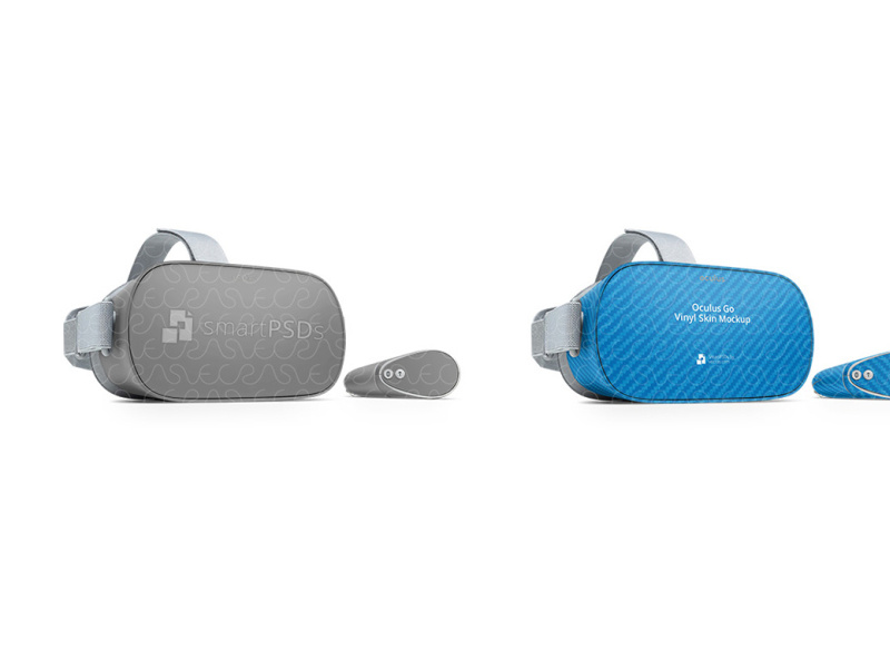 Oculus GO VR Headset PSD Skin Mockup Template by VecRas by VecRas on ...