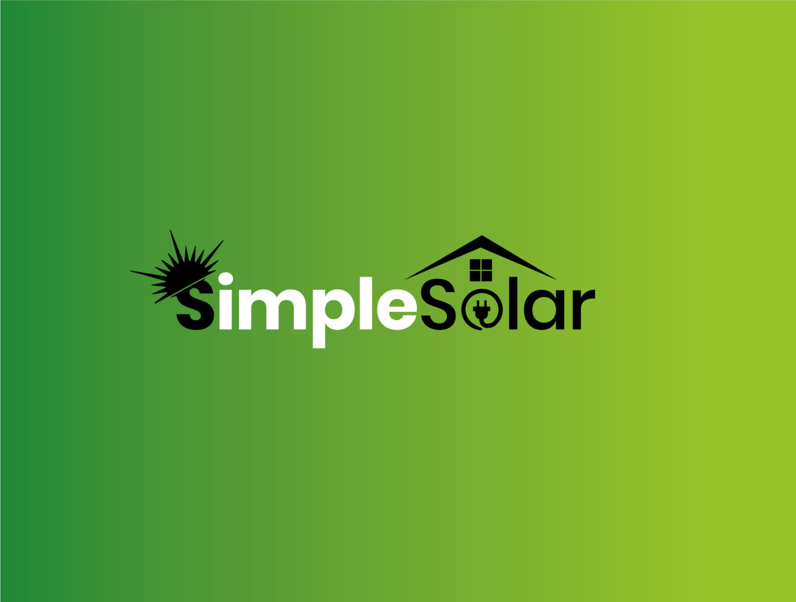Black & White Simple Solar Company Logo by Inzamul Haq on Dribbble