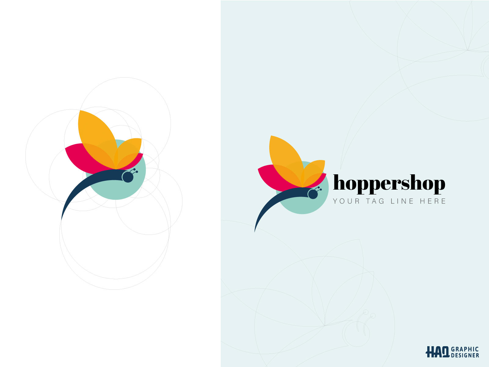 HopperShop Brand Logo Design in Adobe Illustrator by Inzamul Haq on ...