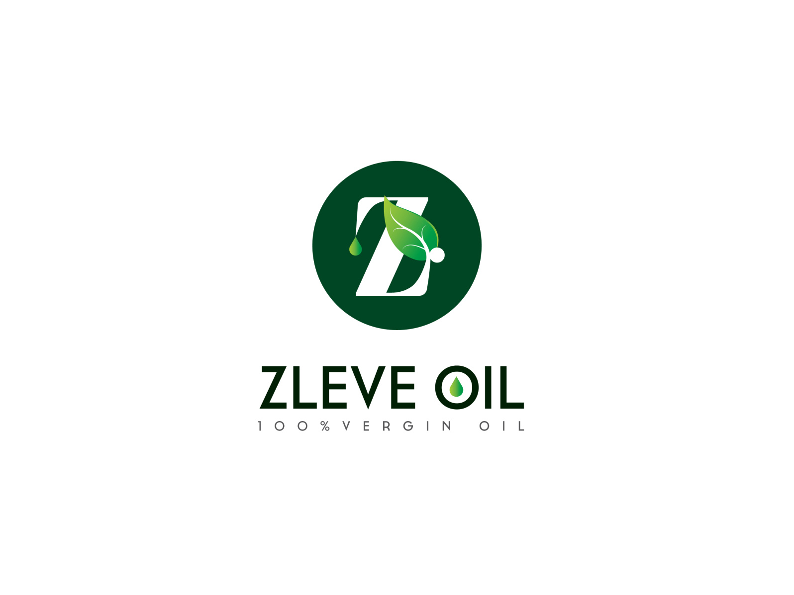 Zleve Oli Organic Oil Brand Logo Design by Inzamul Haq on Dribbble