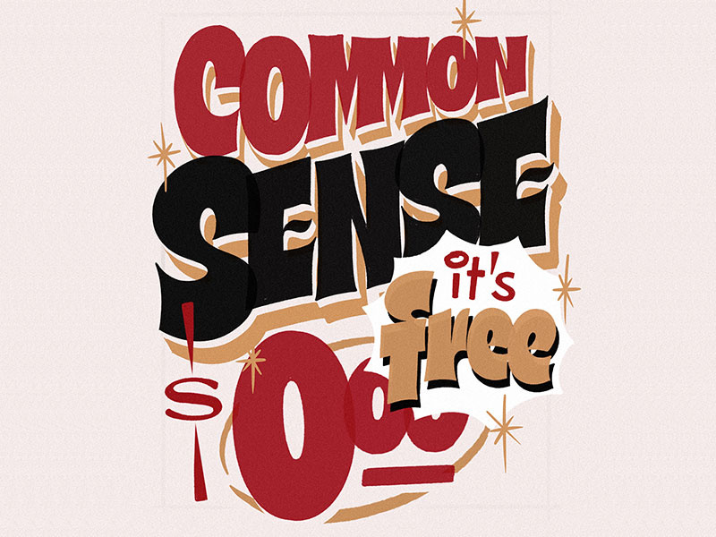 Common Sense by Mark van Leeuwen on Dribbble
