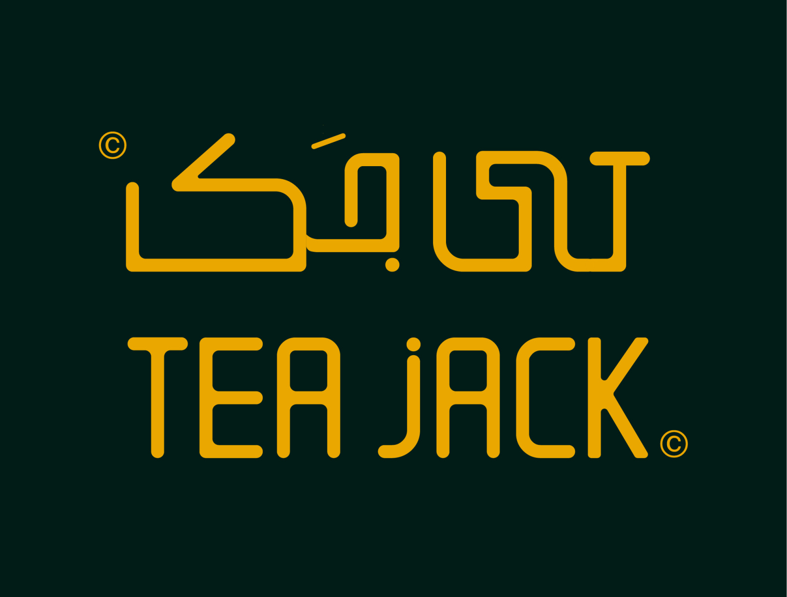 TeaJack Typography by Javad Hamidi on Dribbble