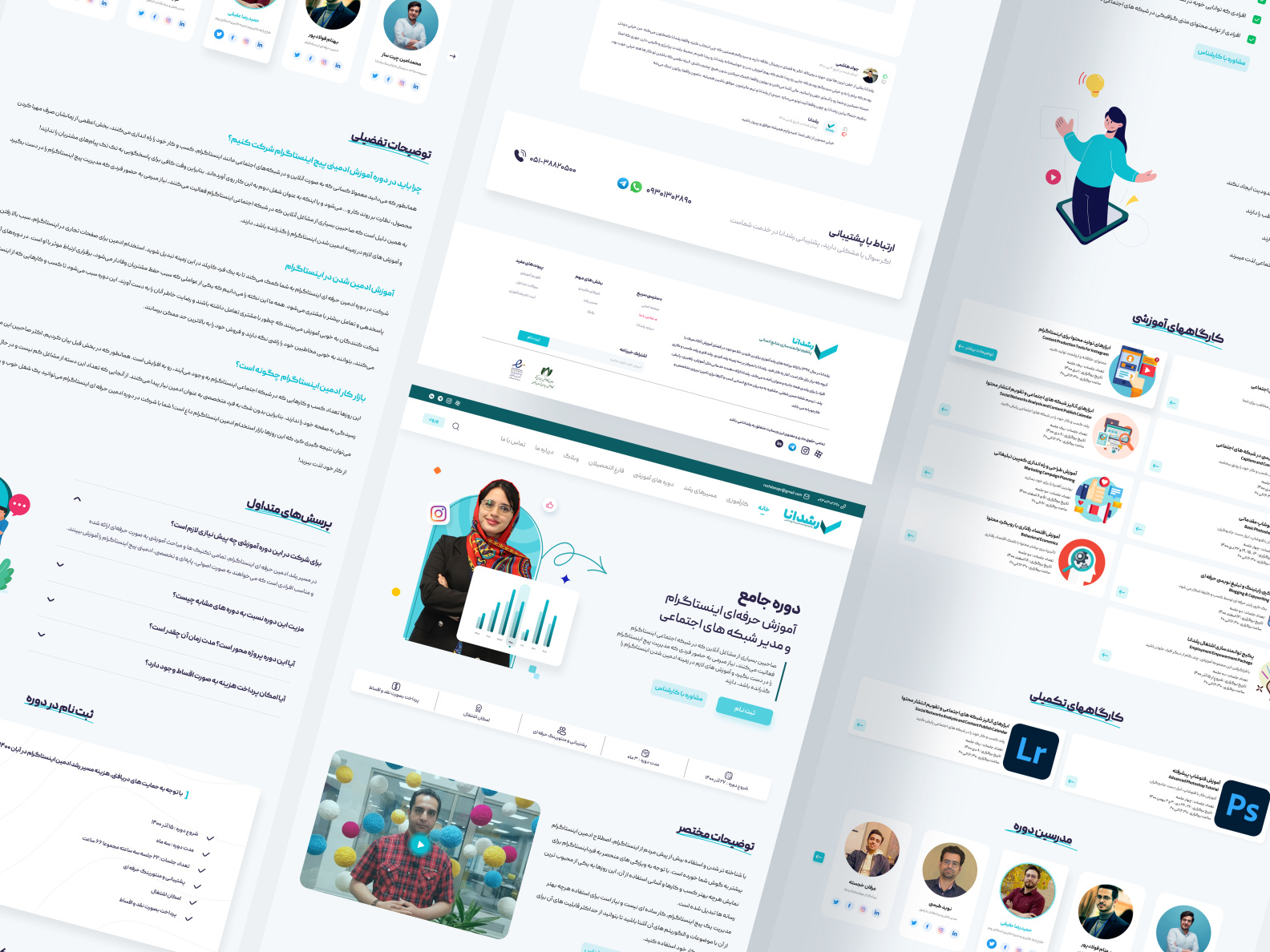 Roshdana Career Path Page Redesign by Amin Nemati on Dribbble